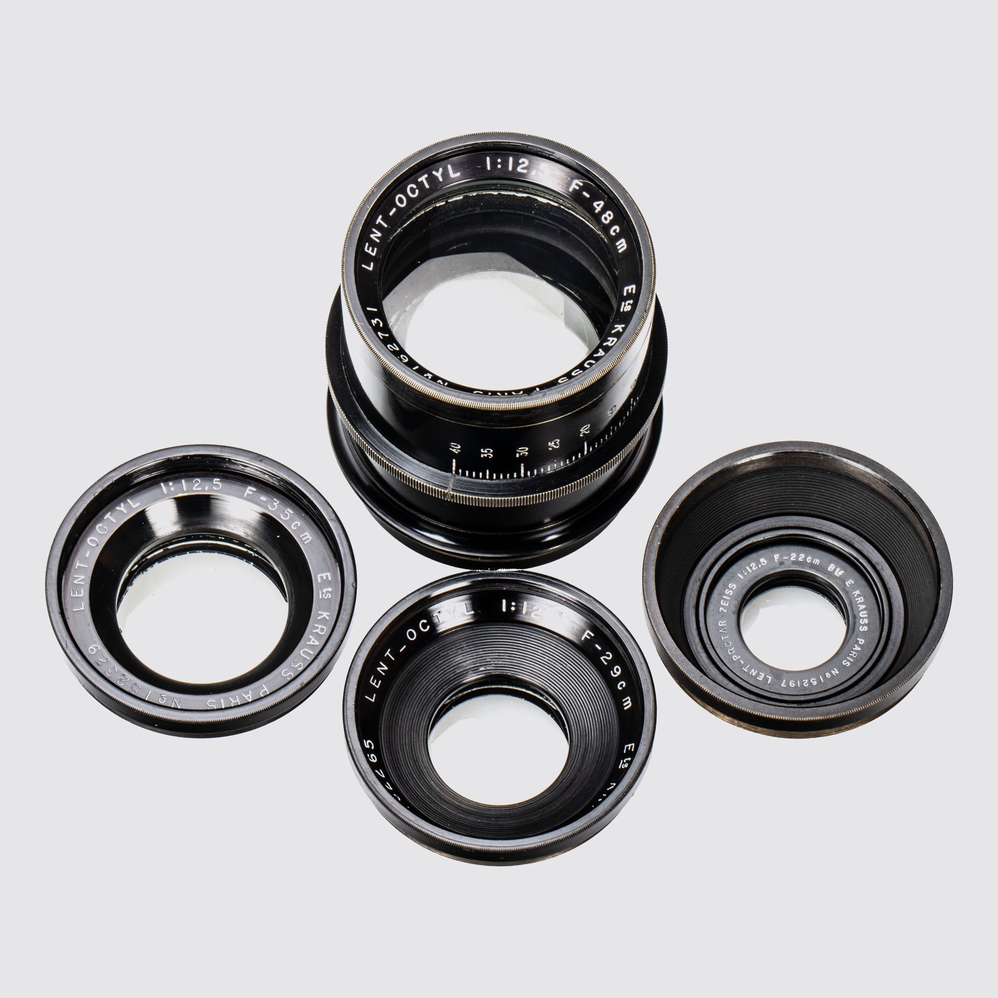 E. Krauss Paris Octyl 12.5/41cm Set Lens | Vintage | Coeln Cameras ...